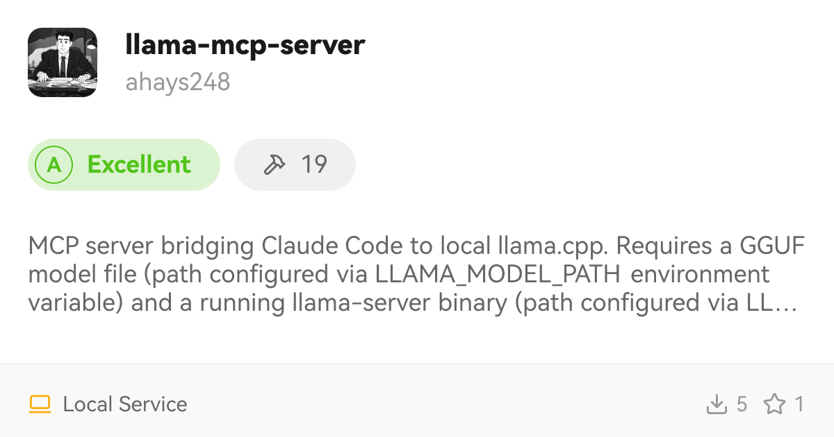 llama-mcp-server | MCP Servers · LobeHub