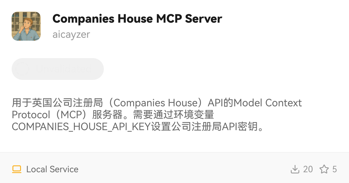 Companies House MCP Server | MCP Ser... · LobeHub