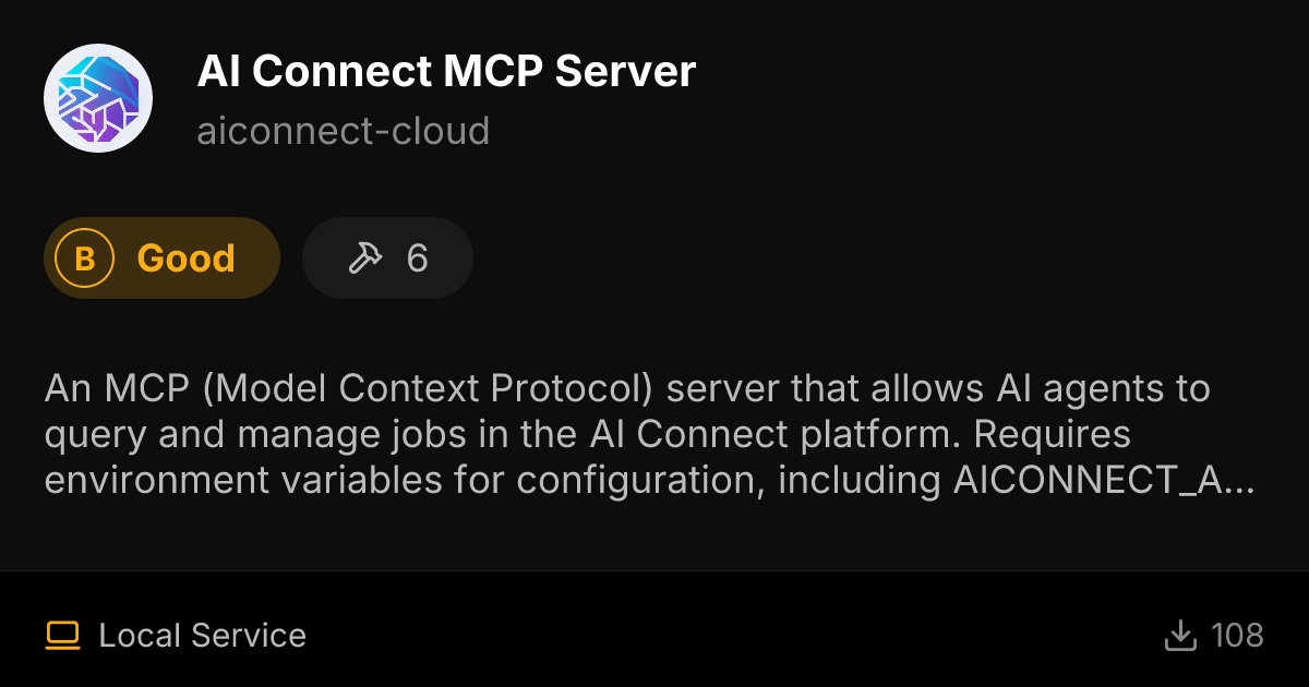 AI Connect MCP Server | MCP Servers · LobeHub