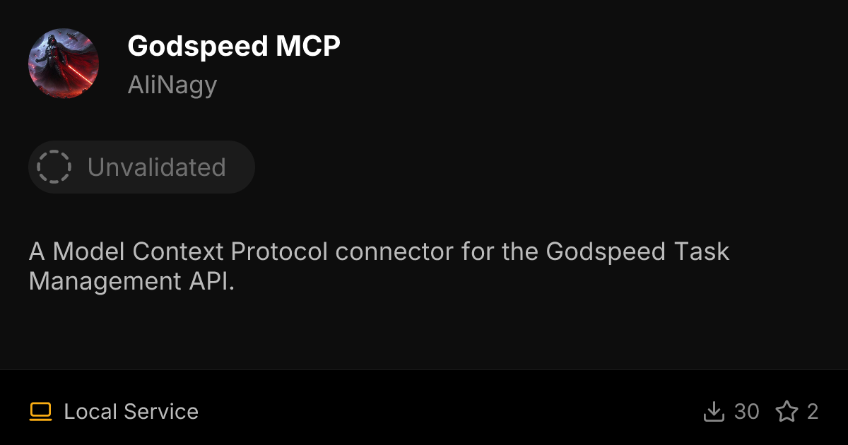 Godspeed MCP | MCP Servers · LobeHub