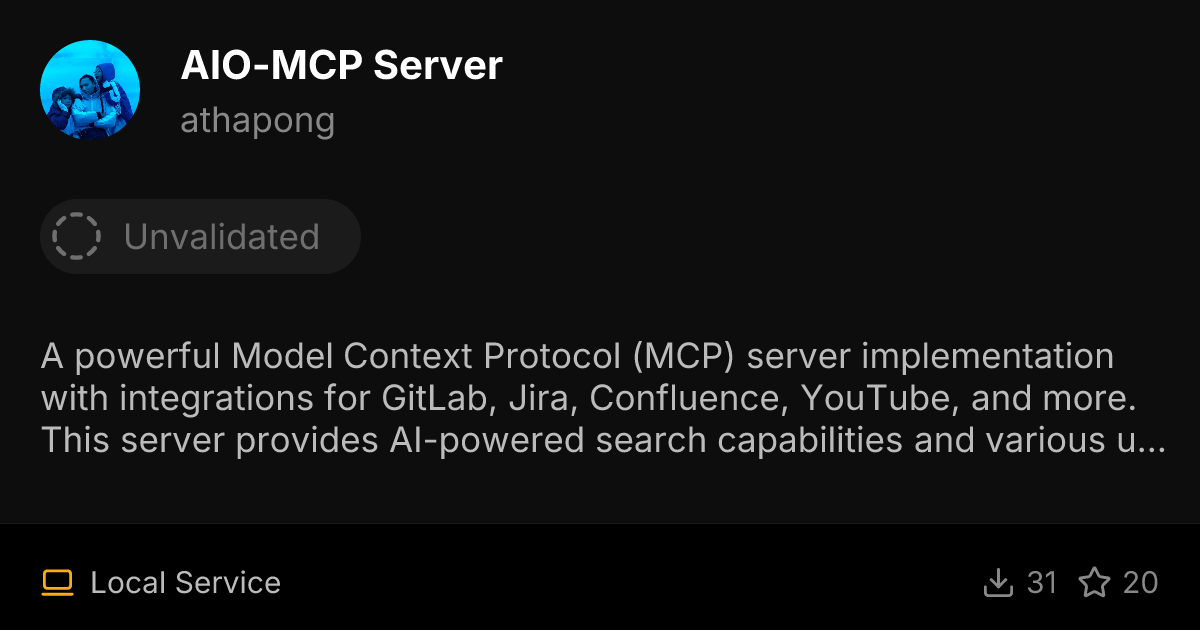 AIO-MCP Server | MCP Servers · LobeHub
