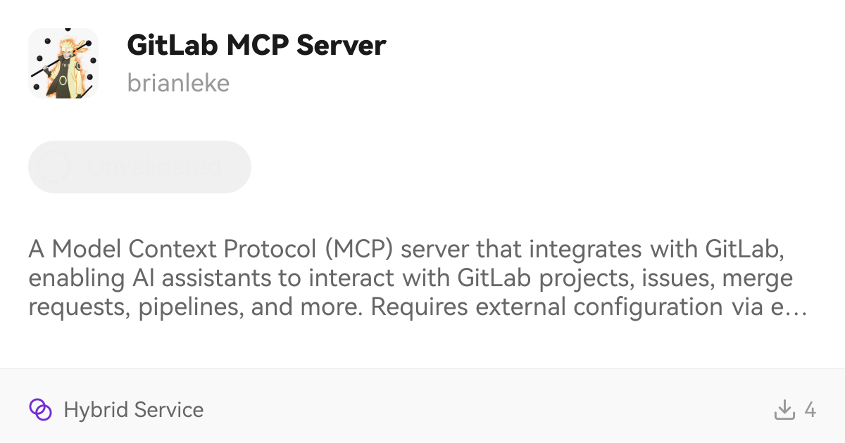 GitLab MCP Server | MCP Servers · LobeHub