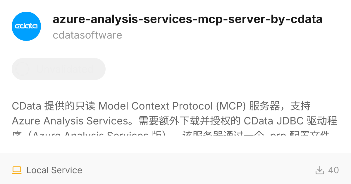 azure-analysis-services-mcp-server-b... · LobeHub