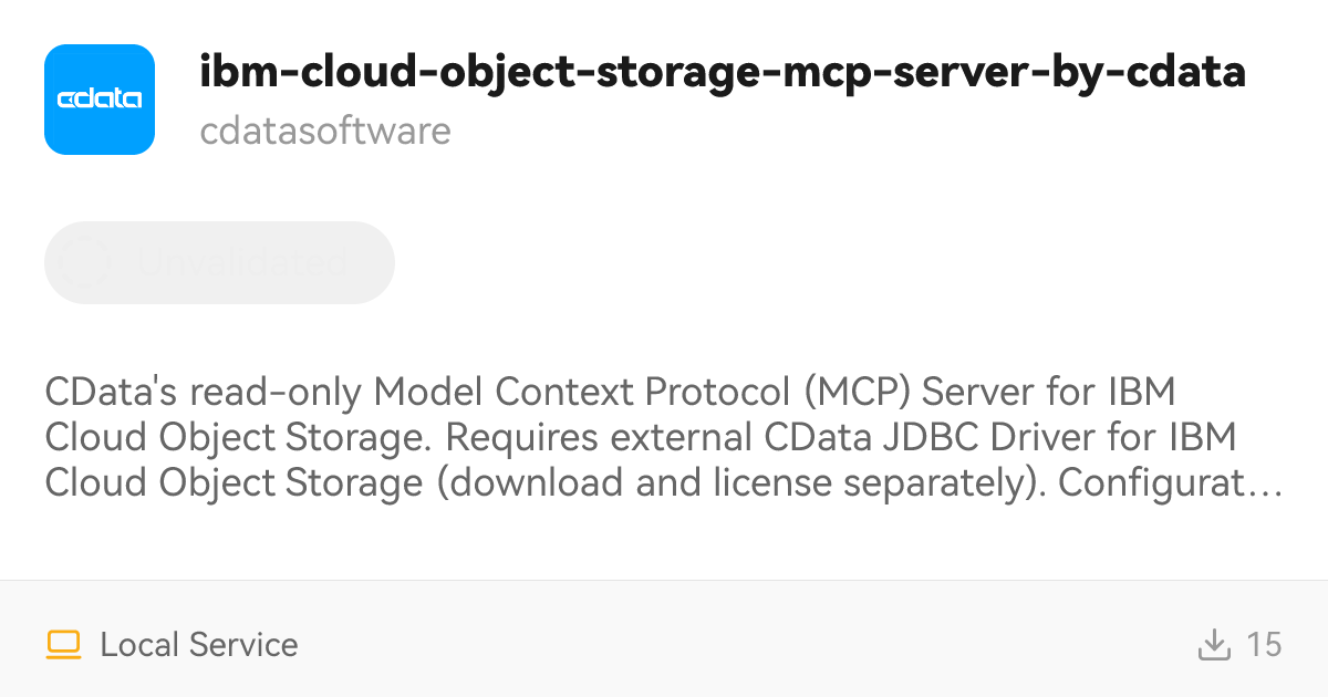 ibm-cloud-object-storage-mcp-server-... · LobeHub