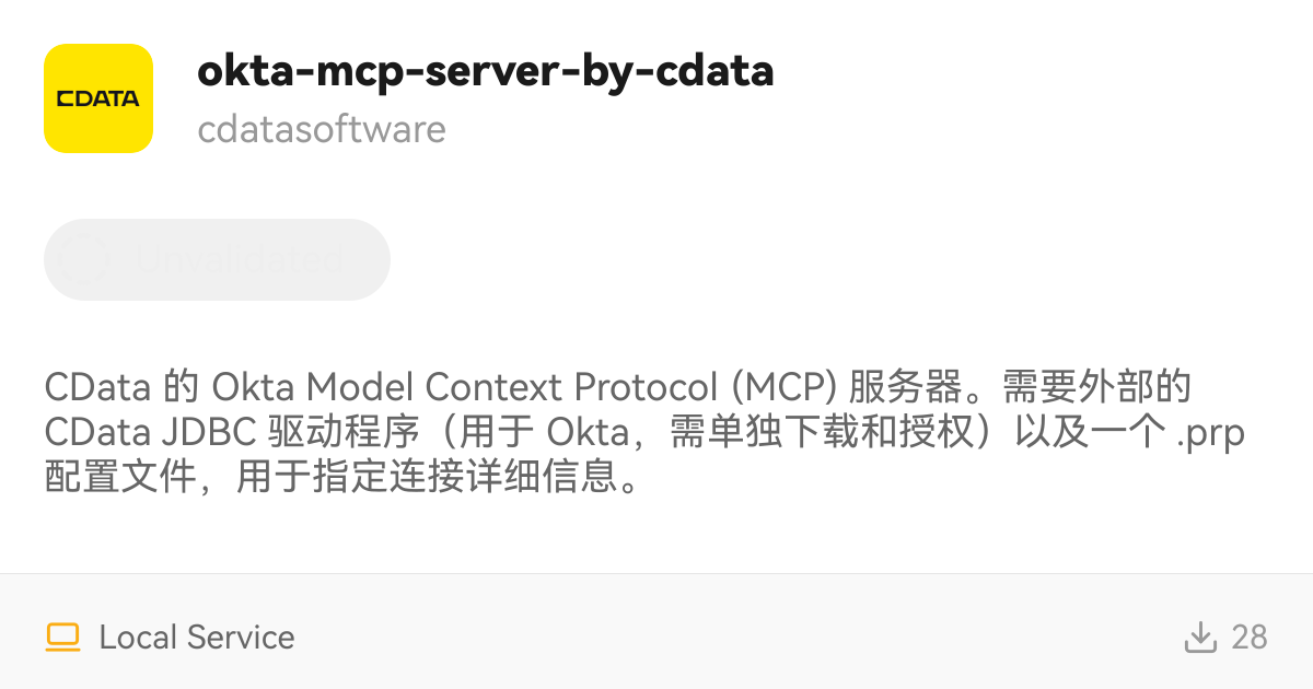 okta-mcp-server-by-cdata | MCP Servers · LobeHub