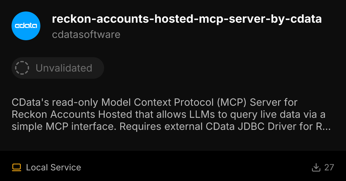 reckon-accounts-hosted-mcp-server-by... · LobeHub