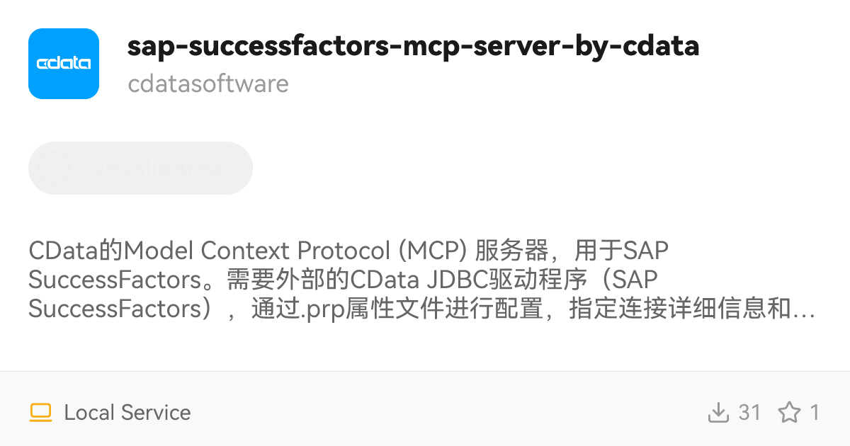 sap-successfactors-mcp-server-by-cda... · LobeHub