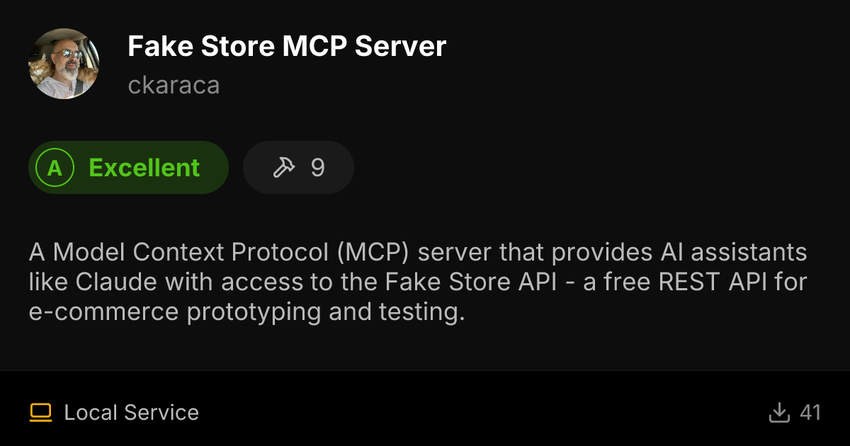 Fake Store MCP Server | MCP Servers · LobeHub