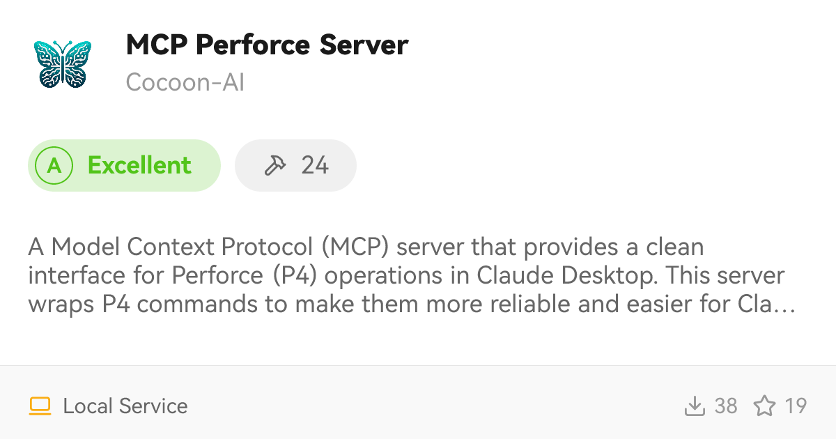 MCP Perforce Server | MCP Servers · LobeHub