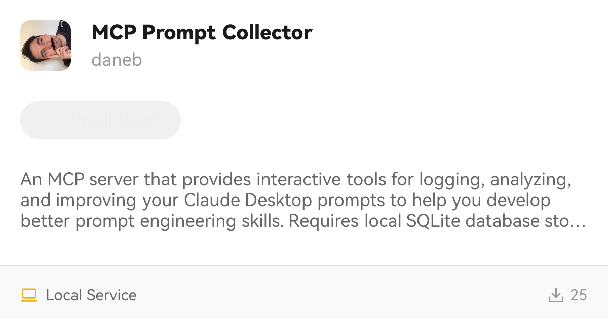 MCP Prompt Collector | MCP Servers · LobeHub