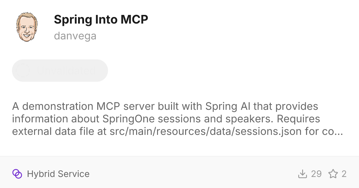 Spring Into MCP | MCP Servers · LobeHub