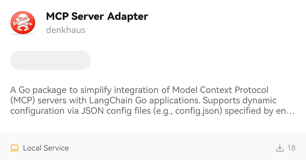 MCP Server Adapter | MCP Servers · LobeHub