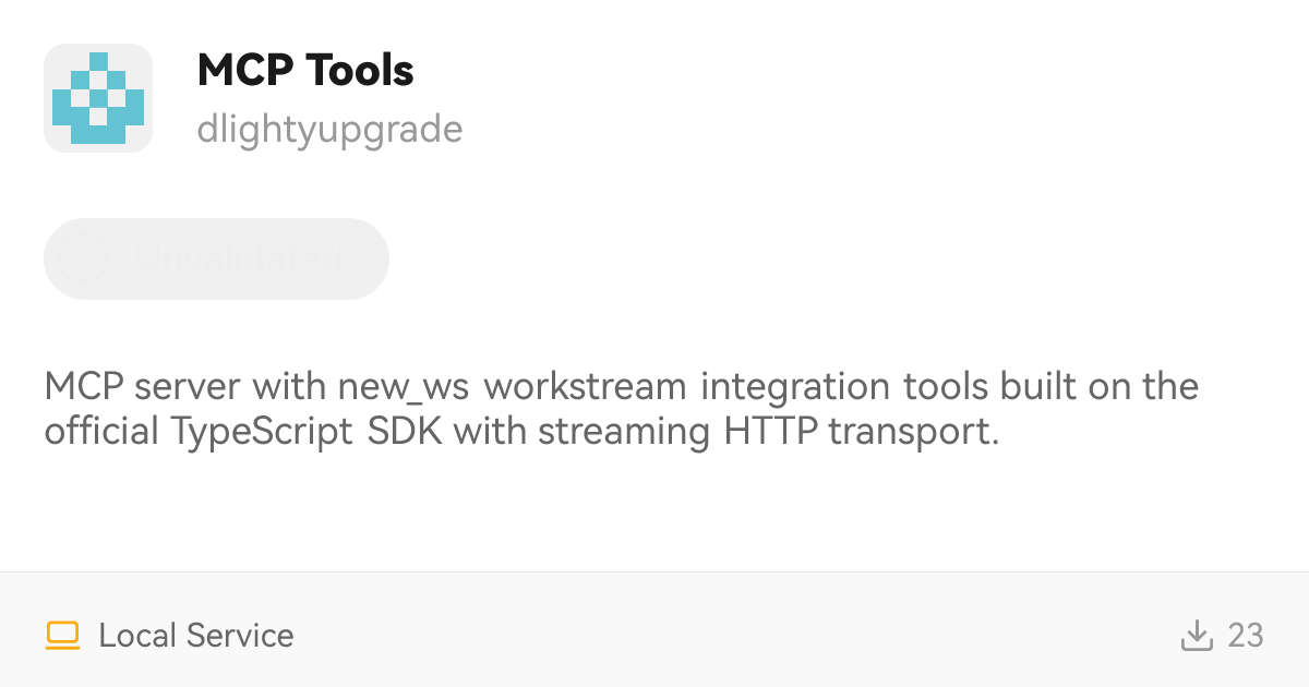 MCP Tools | MCP Servers · LobeHub