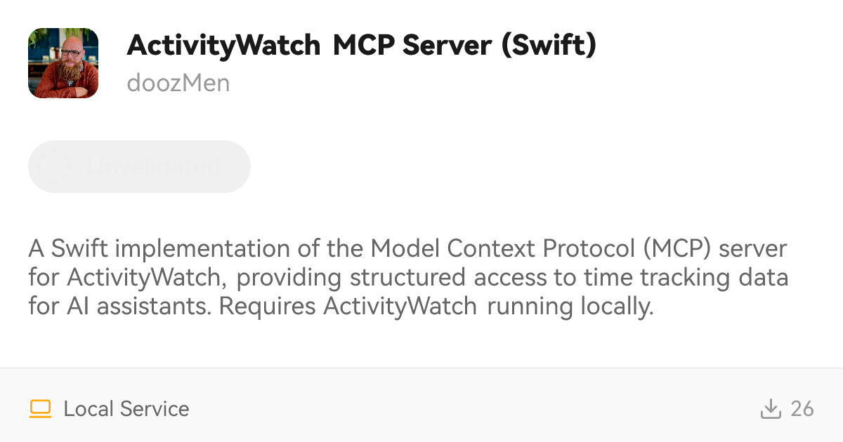 ActivityWatch MCP Server (Swift) | M... · LobeHub