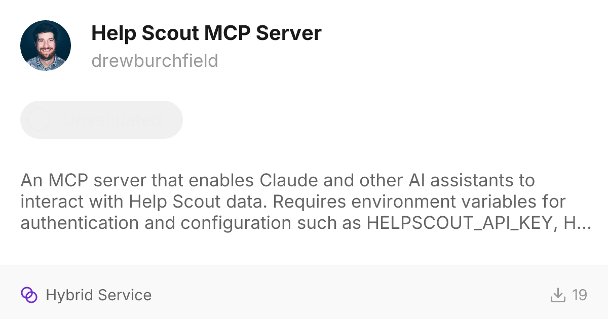 Help Scout MCP Server | MCP Servers · LobeHub