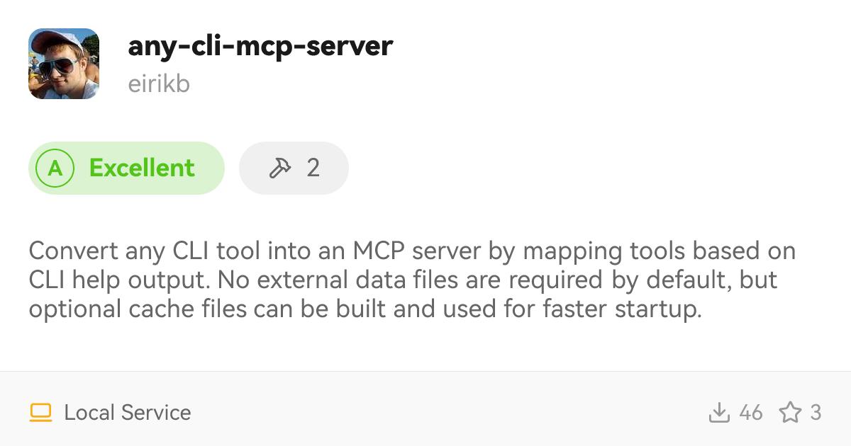 any-cli-mcp-server | MCP Servers · LobeHub