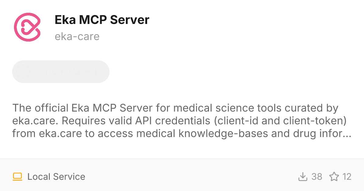Eka MCP Server | MCP Servers · LobeHub