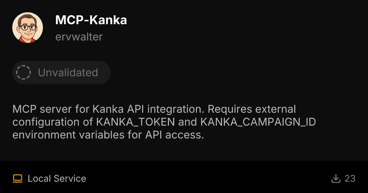 MCP-Kanka | MCP Servers · LobeHub