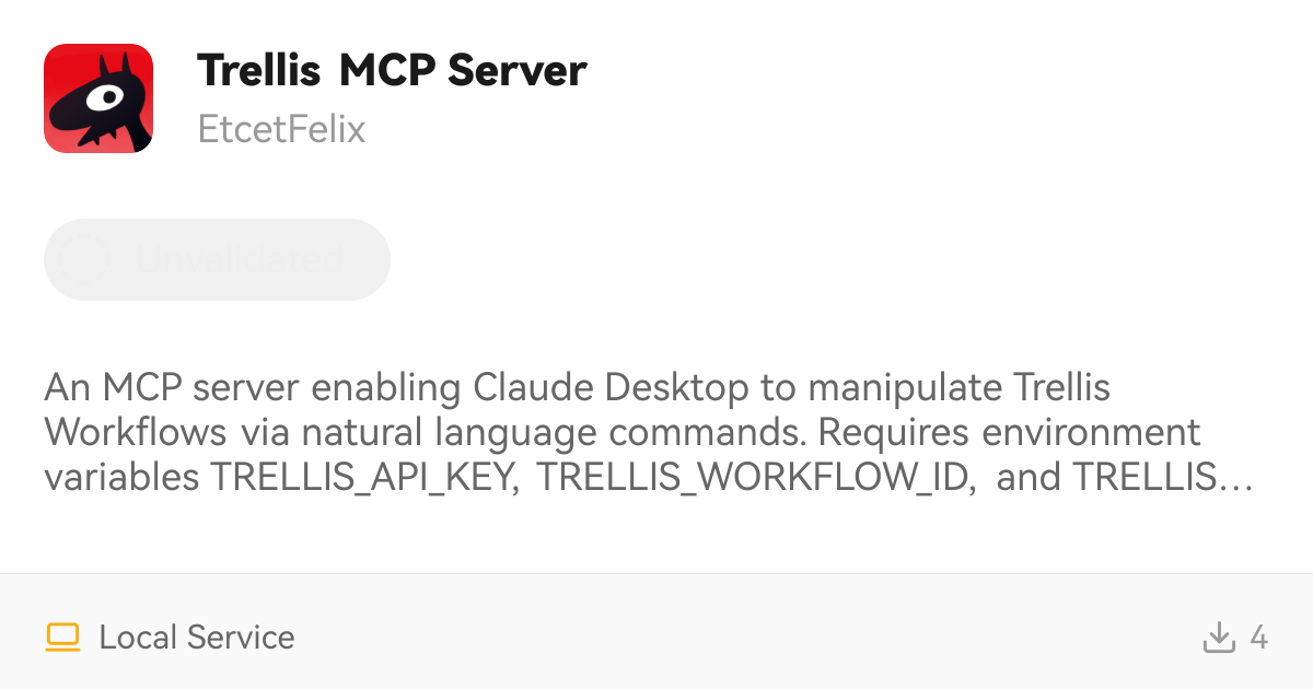 Trellis MCP Server | MCP Servers · LobeHub