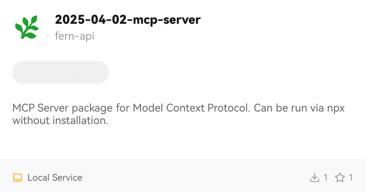 2025-04-02-mcp-server | MCP Servers · LobeHub