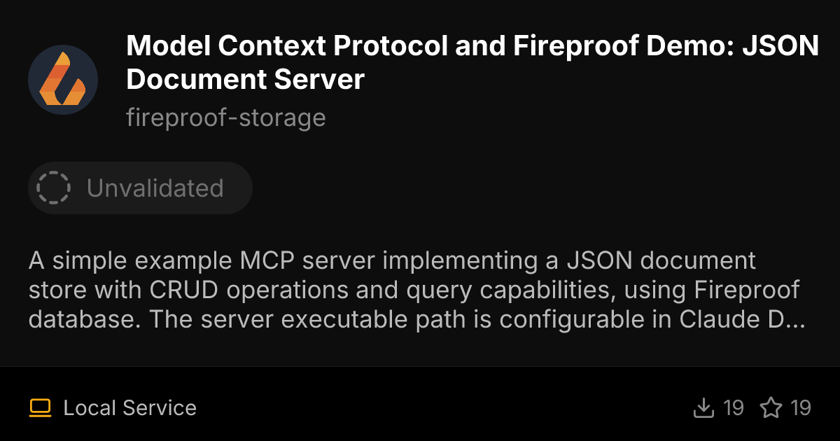 Model Context Protocol and Fireproof... · LobeHub