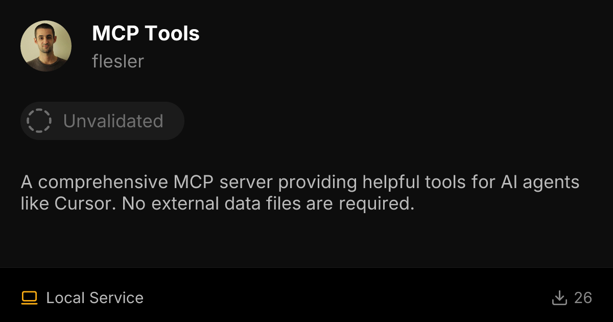 MCP Tools | MCP Servers · LobeHub