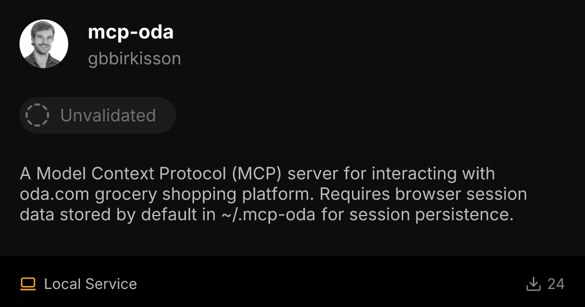 mcp-oda | MCP Servers · LobeHub