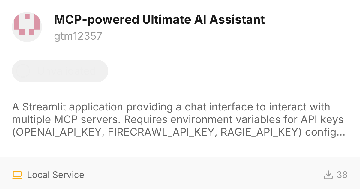 MCP-powered Ultimate AI Assistant | ... · LobeHub