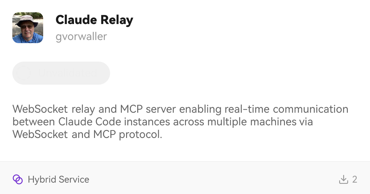 Claude Relay | MCP Servers · LobeHub