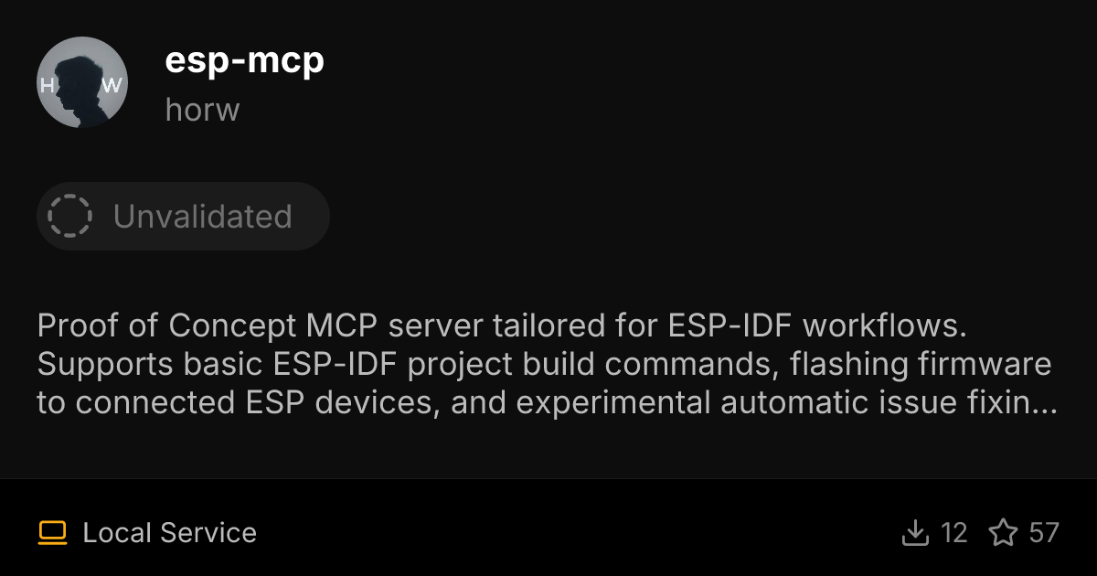 esp-mcp | MCP Servers · LobeHub