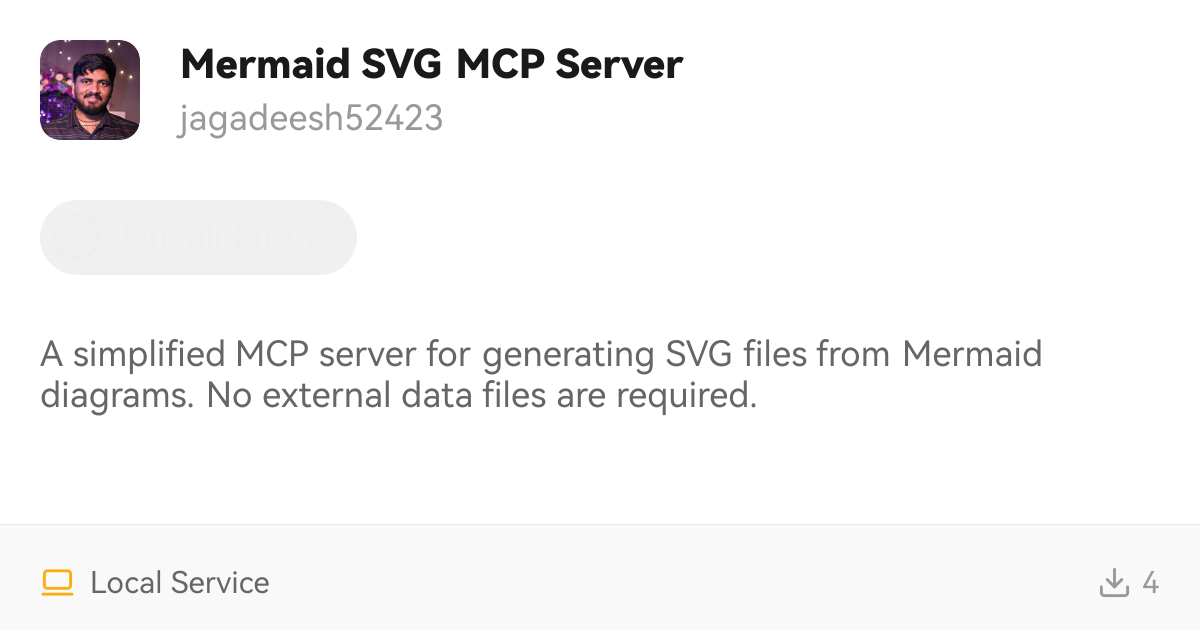 Mermaid SVG MCP Server | MCP Servers · LobeHub