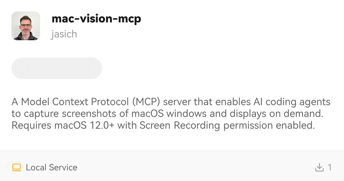 mac-vision-mcp | MCP Servers · LobeHub