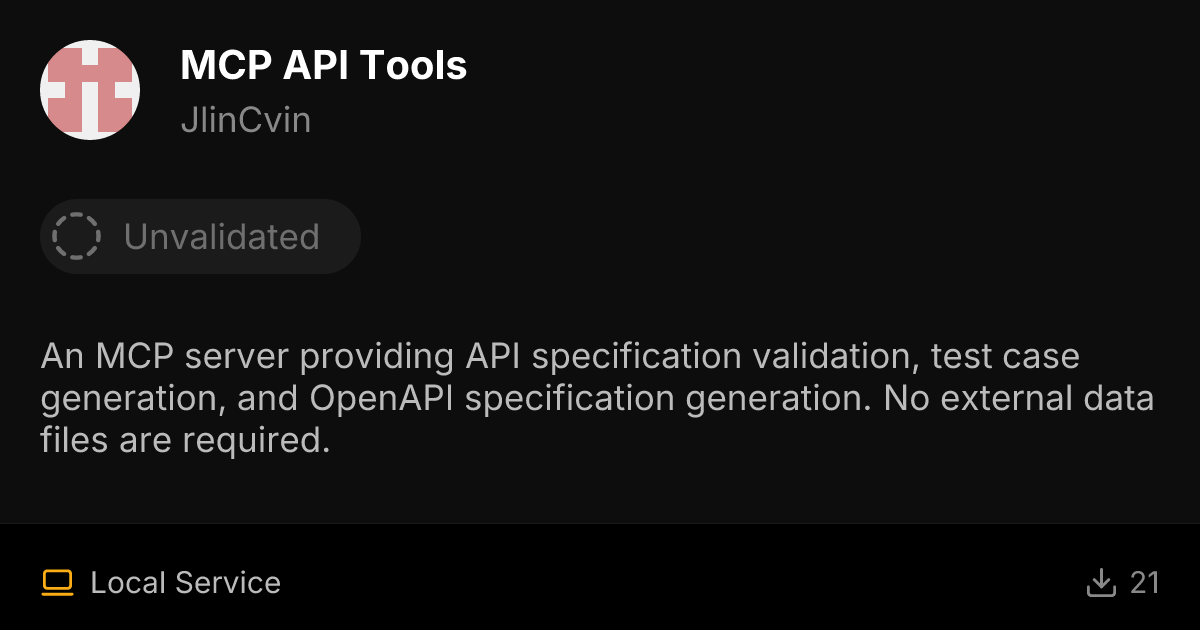 MCP API Tools | MCP Servers · LobeHub