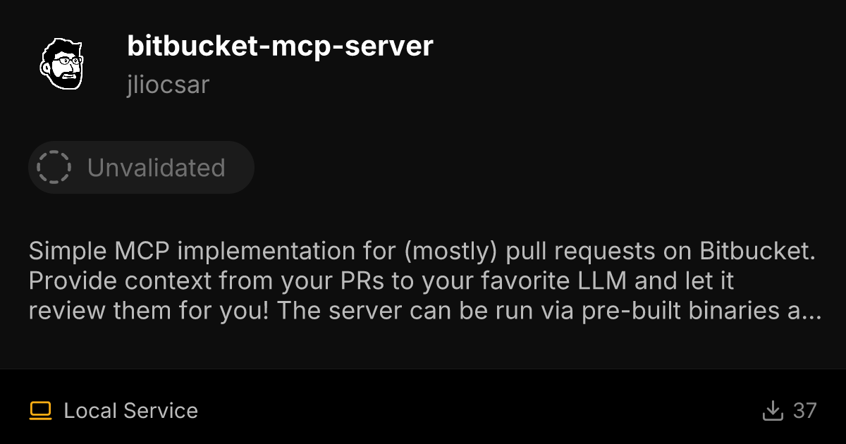 bitbucket-mcp-server | MCP Servers · LobeHub