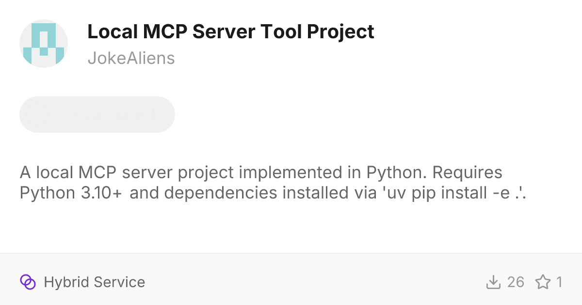 MCP本地工具项目 | MCP Servers · LobeHub