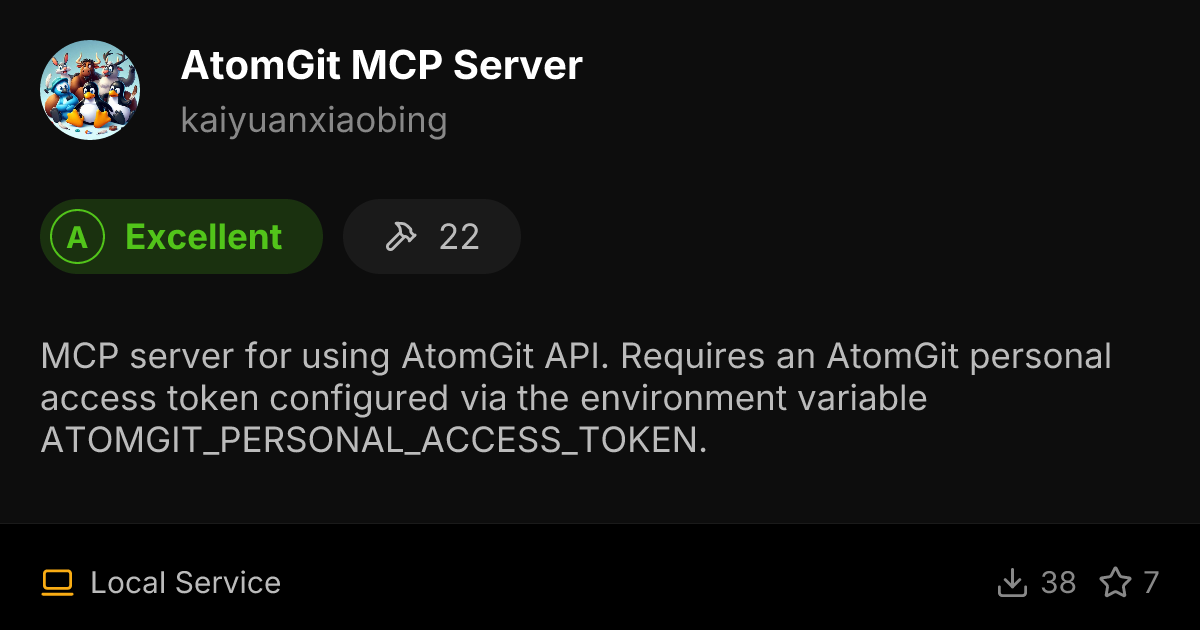 AtomGit MCP Server | MCP Servers · LobeHub