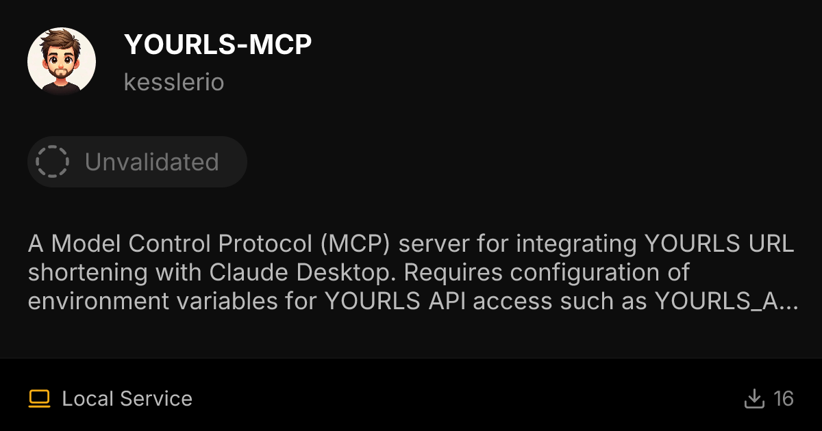 YOURLS-MCP | MCP Servers · LobeHub
