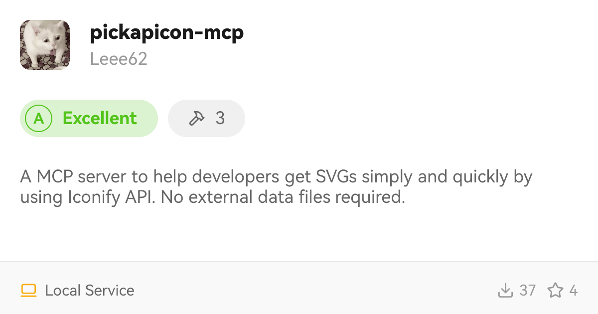 pickapicon-mcp | MCP Servers · LobeHub