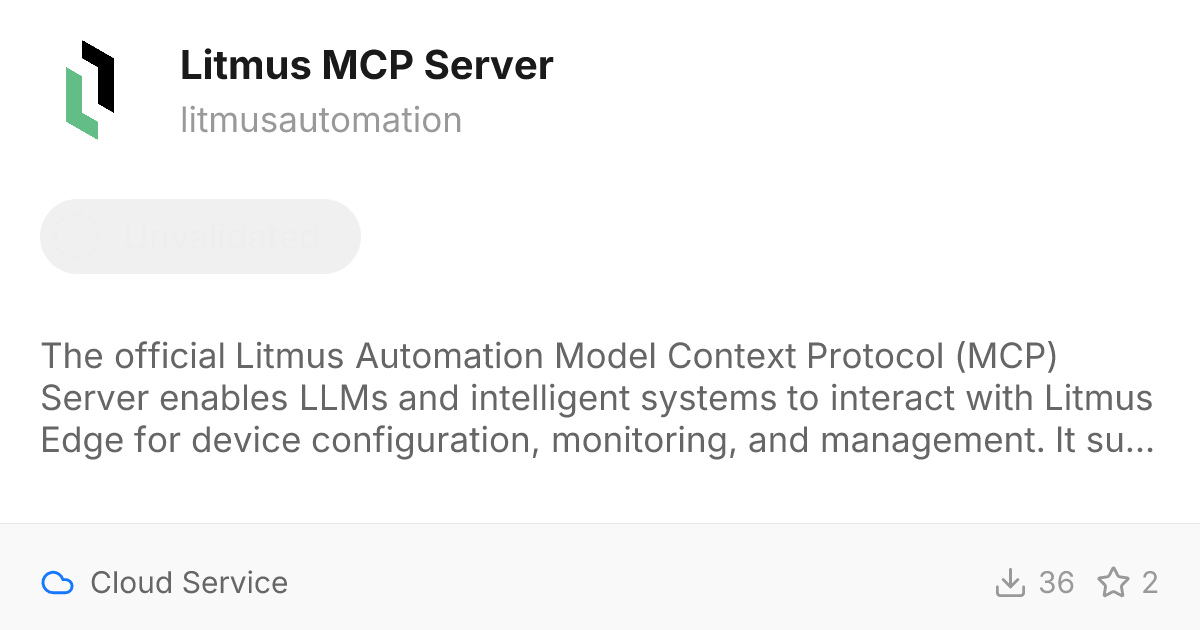 Litmus MCP Server | MCP Servers · LobeHub