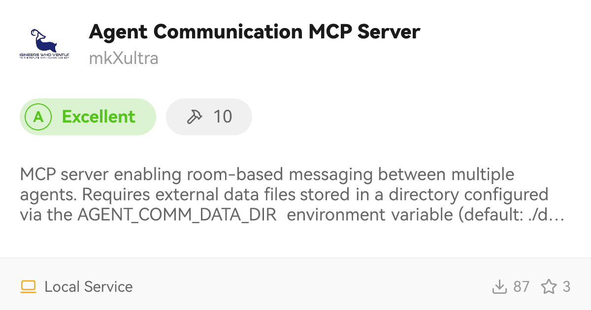 Agent Communication MCP Server | MCP... · LobeHub