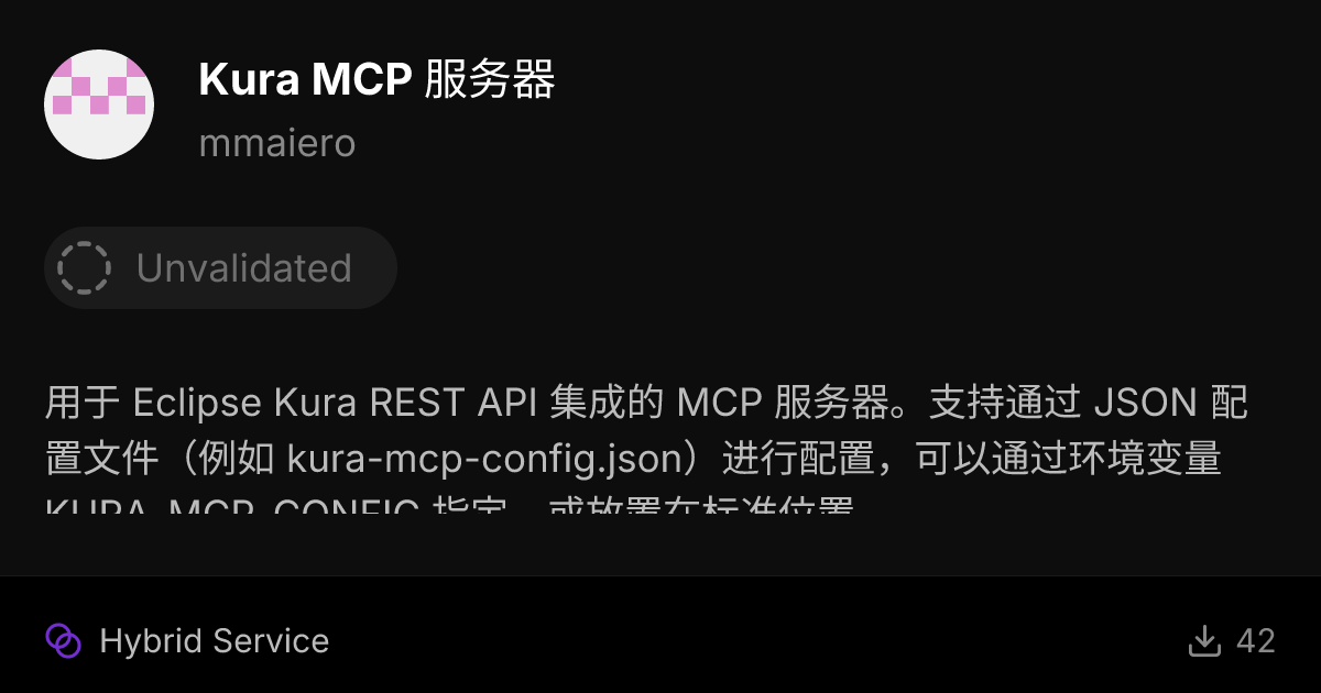 Servidor MCP de Kura | MCP Servers · LobeHub