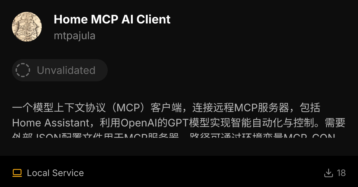 Client MCP IA Home | MCP Servers · LobeHub