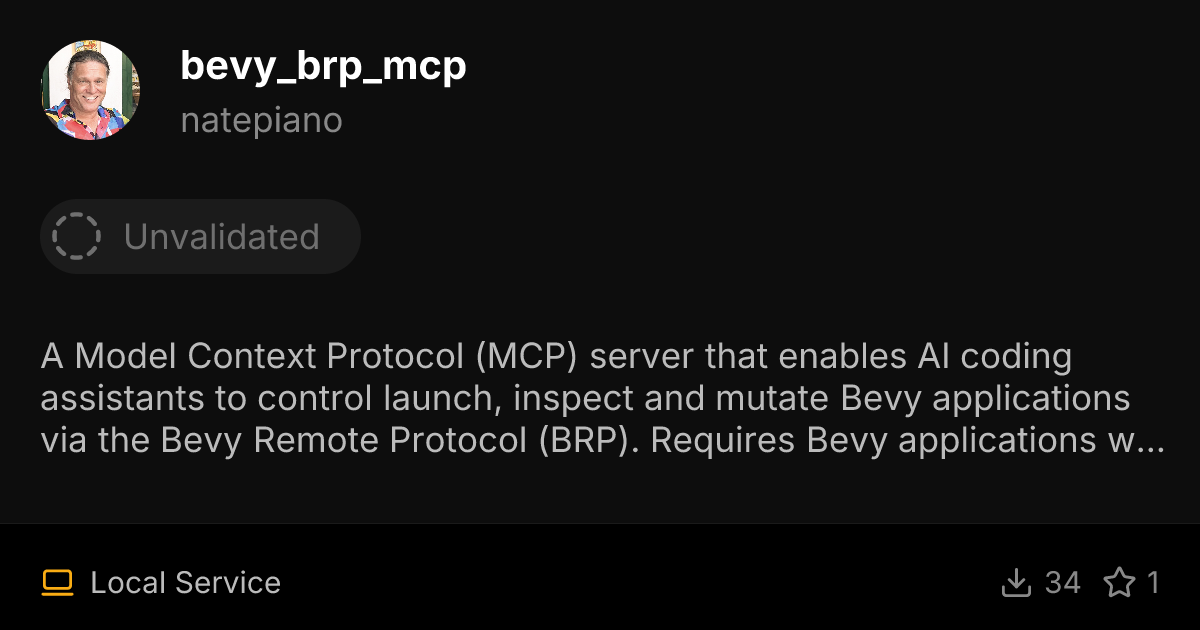 bevy_brp_mcp | MCP Servers · LobeHub