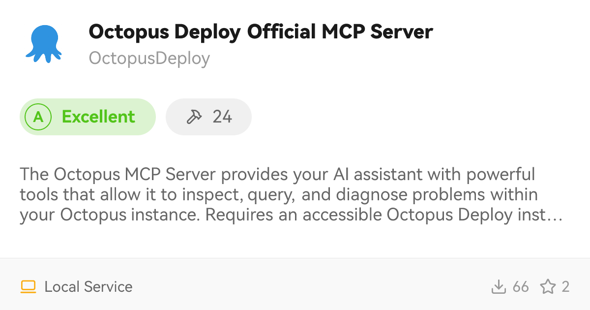 Octopus Deploy Official MCP Server |... · LobeHub