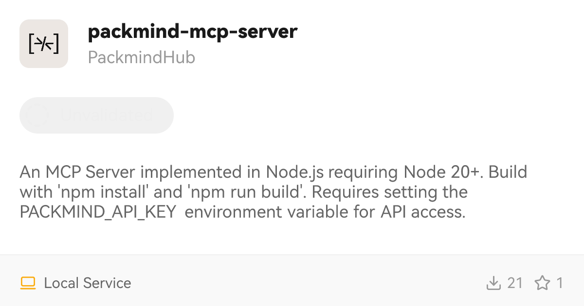 packmind-mcp-server | MCP Servers · LobeHub