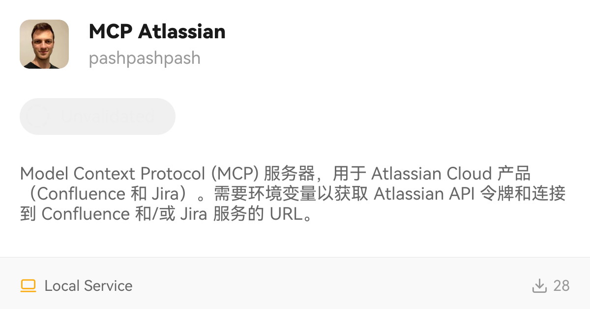 MCP Atlassian | MCP Servers · LobeHub