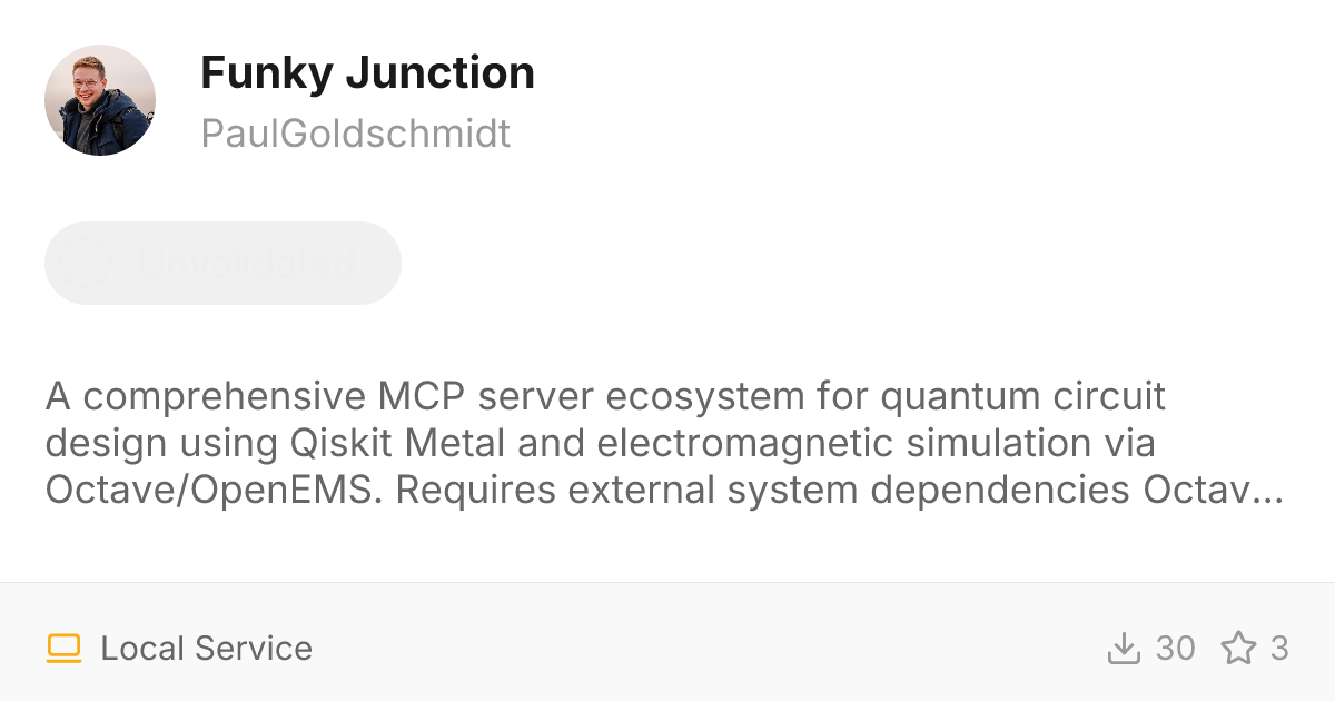 Funky Junction | MCP Servers · LobeHub