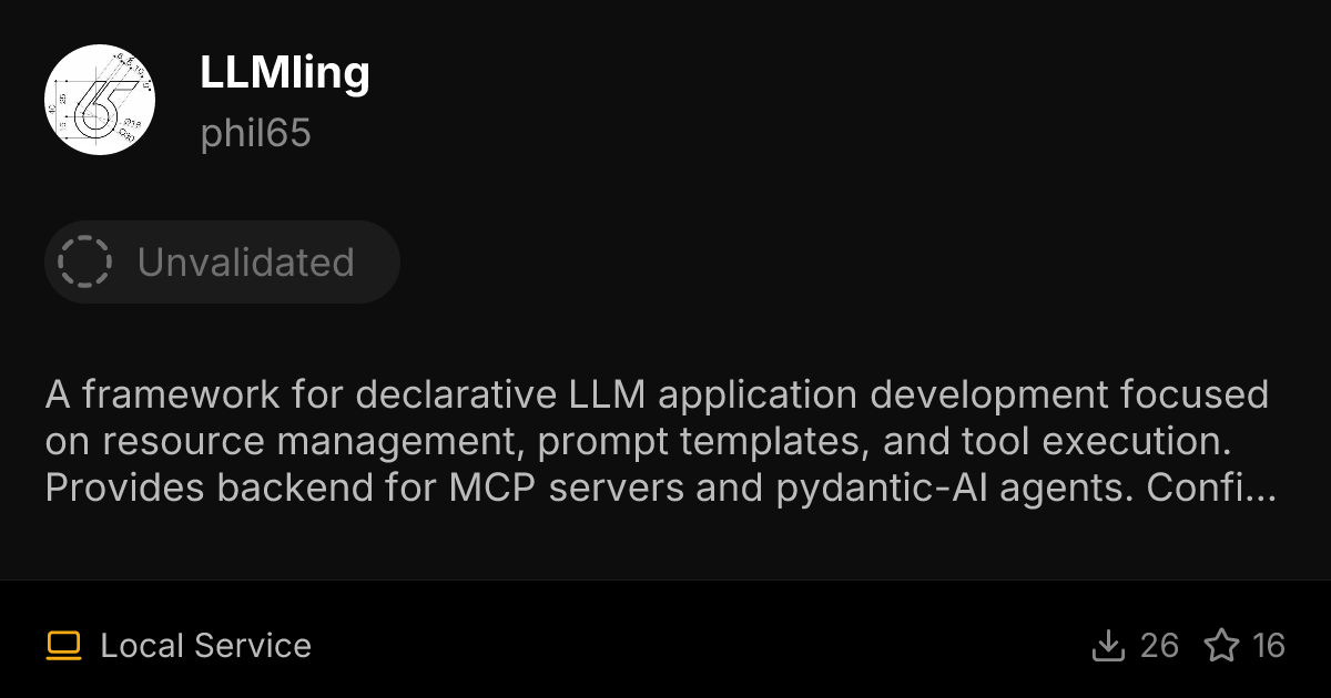 LLMling | MCP Servers · LobeHub