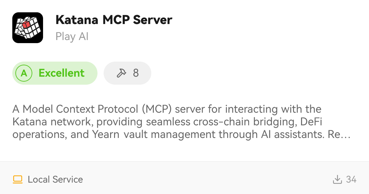 Katana MCP Server | MCP Servers · LobeHub