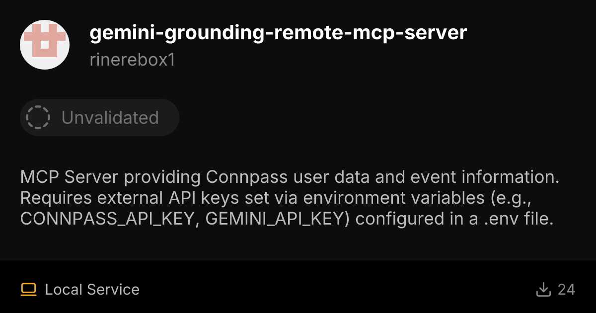 gemini-grounding-remote-mcp-server |... · LobeHub